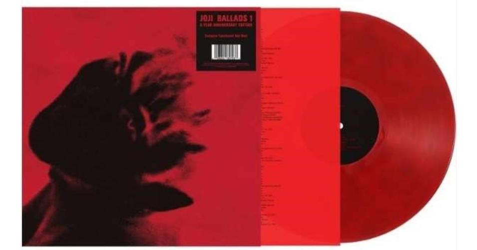 JOJI - BALLADS 1. (1LP, 5TH ANNIVERSARY RED COLOURED VINYL). Vinyl (LP ...