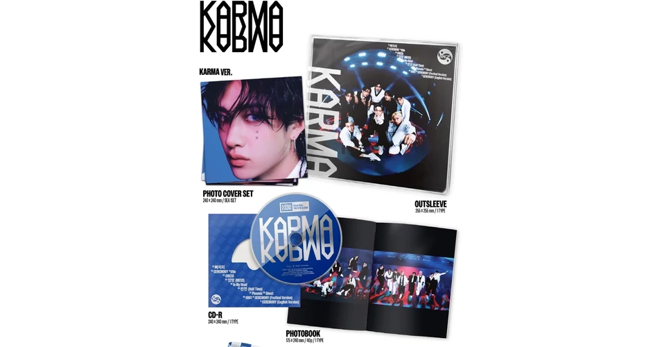 STRAY KIDS - KARMA ( 1CD, KARMA VERSION, LIMITED EDITION). CD, DVD, BLU ...