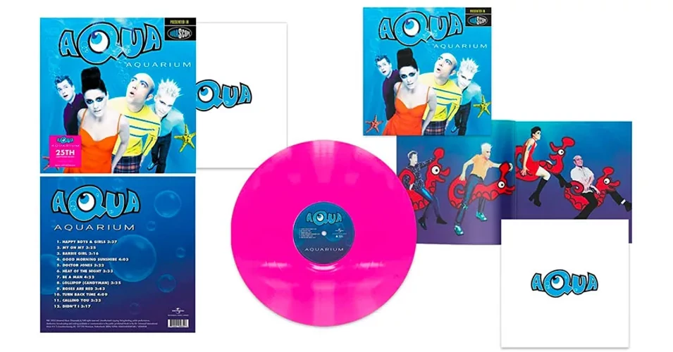 AQUA - AQUARIUM (1LP, 180G, 25TH ANNIVERSARY EDITION, PINK COLOURED VINYL). Vinyl (LP). Kiadó ...