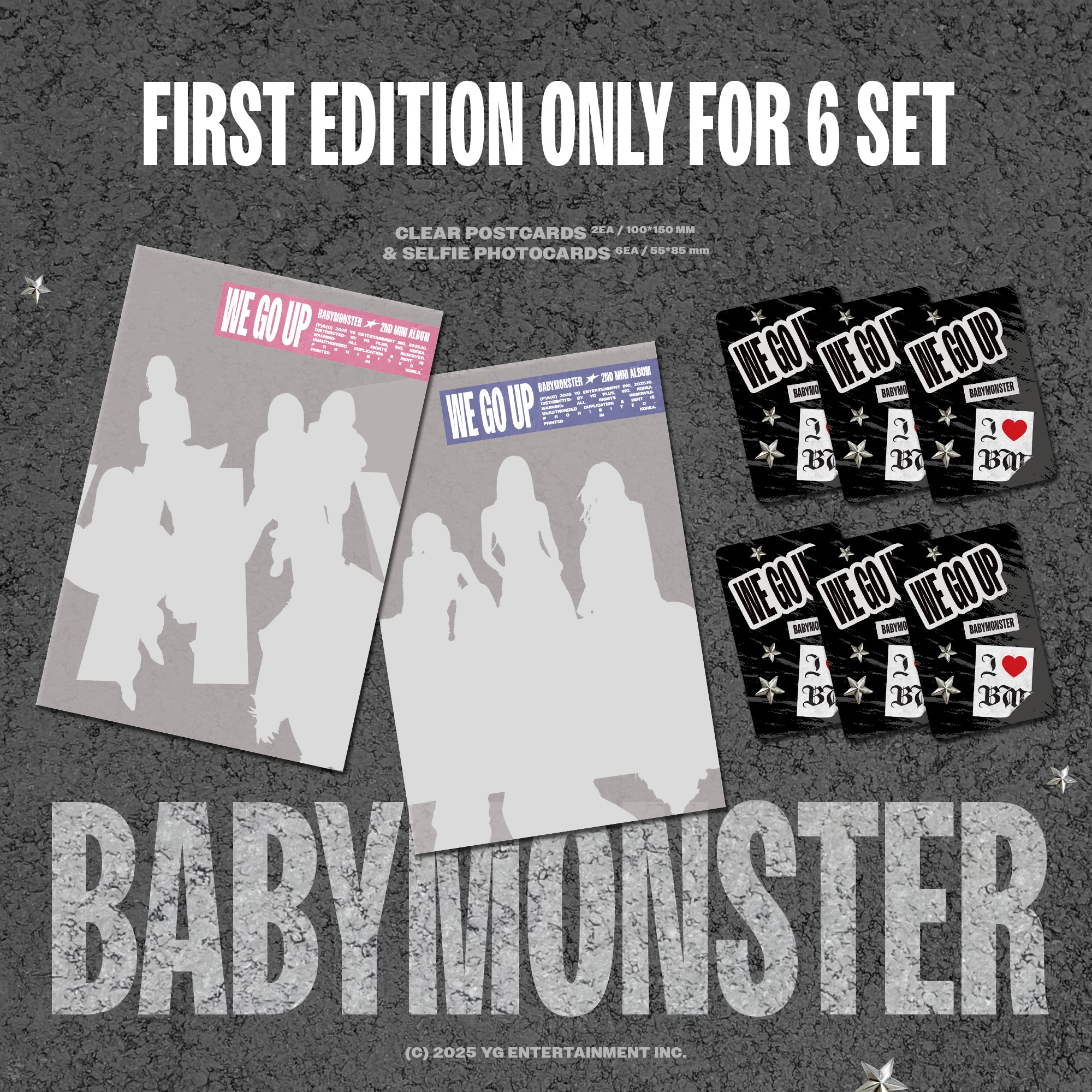 BABYMONSTER - WE GO UP (1CD, DIGIPACK, PHOTOBOOK, RUKA VERSION). MOST ...