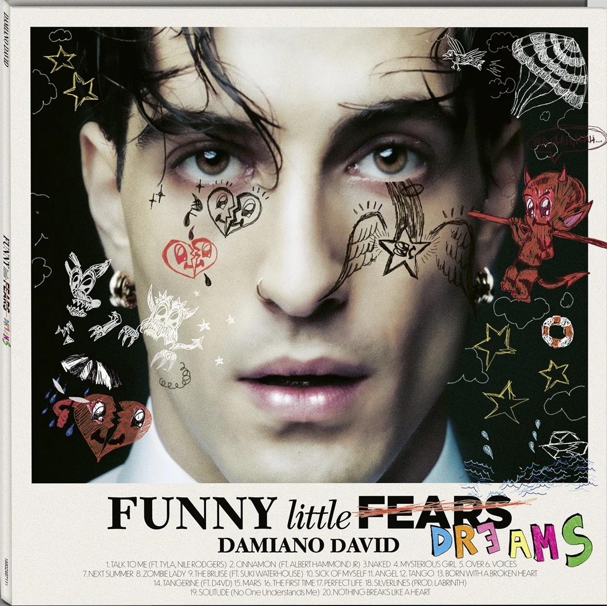 DAMIANO DAVID - FUNNY LITTLE FEARS (DREAMS) (1CD, SIGNED). CD, DVD, BLU-RAY. Kiadó: SONY. LEMEZED.hu
